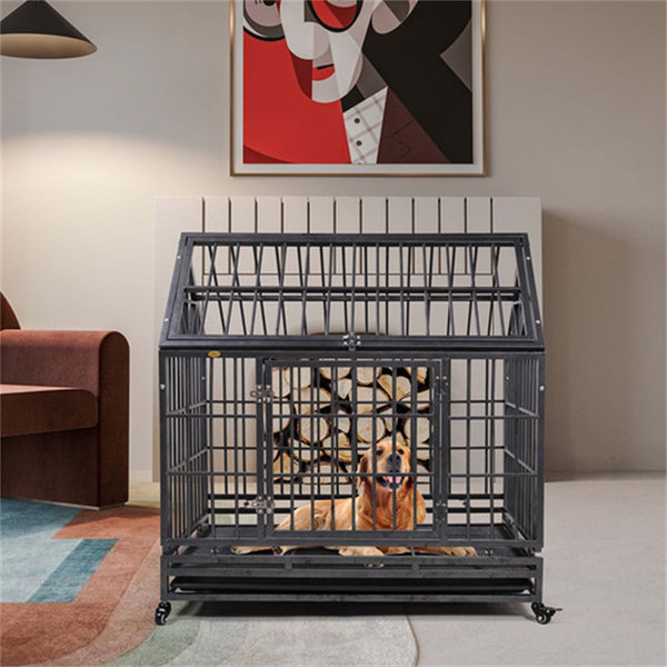 Tucker Murphy Pet™ Metal Dog Kennel, Pet Cage Crate With Openable ... Tucker Murphy Pet™ Metal Dog Kennel, Pet Cage Crate With Openable ...